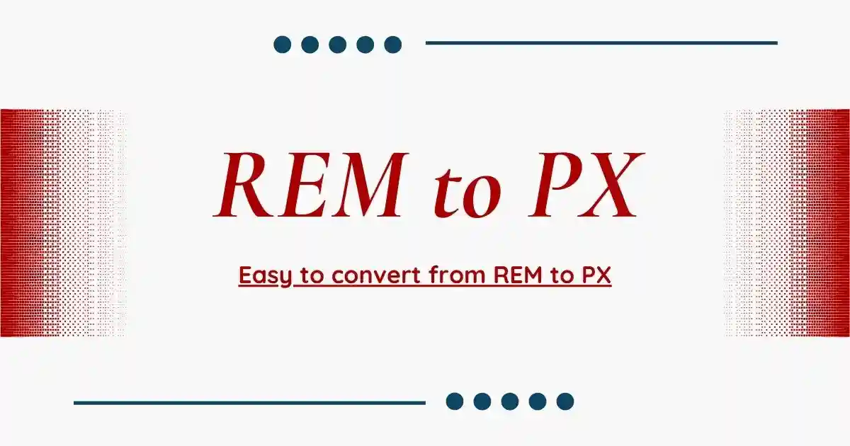 REM To PX Converter